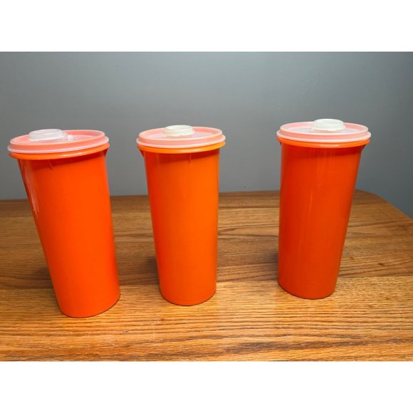 Tupperware | Kitchen | Vintage Tupperware Orange 262 Handolier Quart ...
